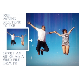 Animated movement from static image - create gif in Photoshop ...